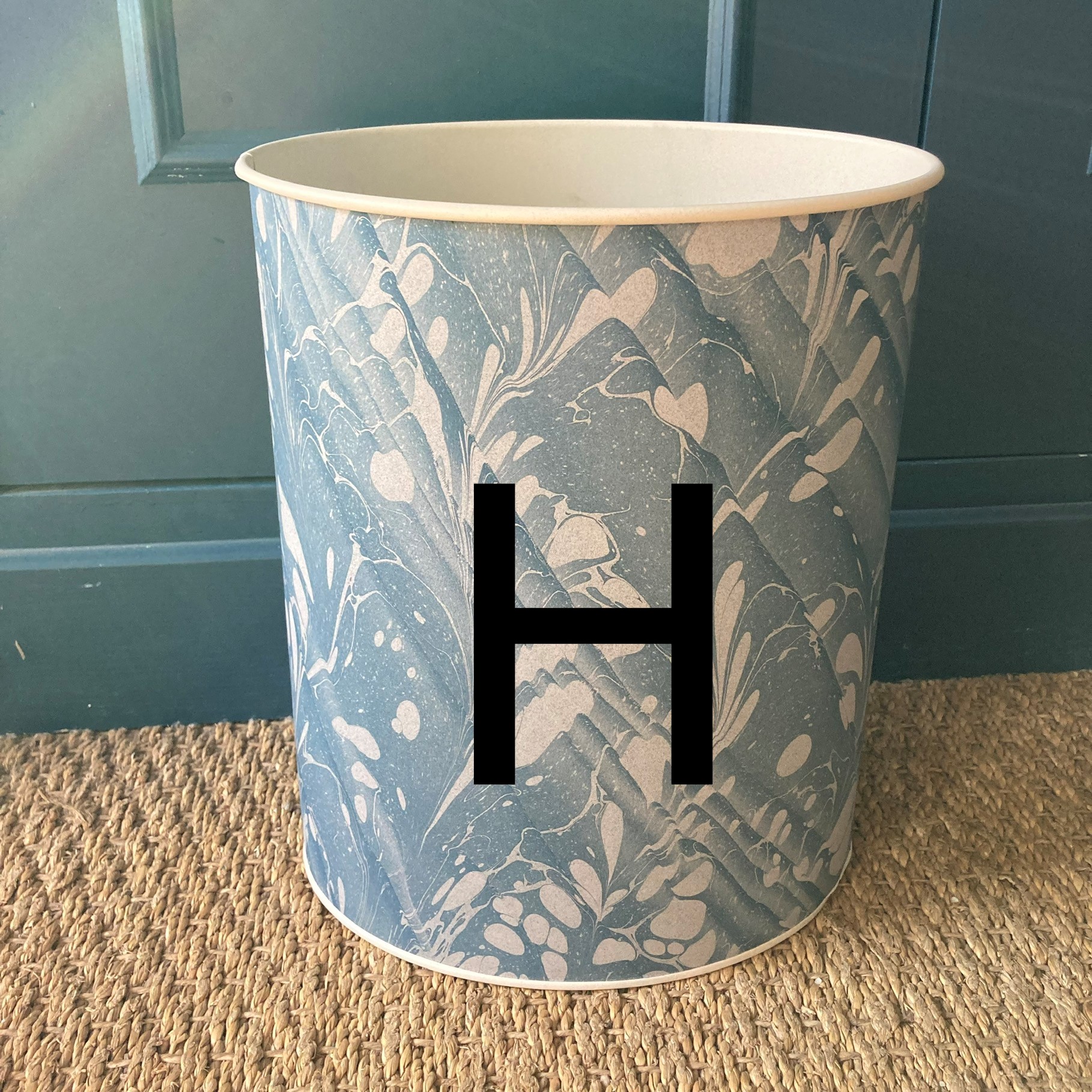 Oval Waste Paper Bin – Compton Marbling