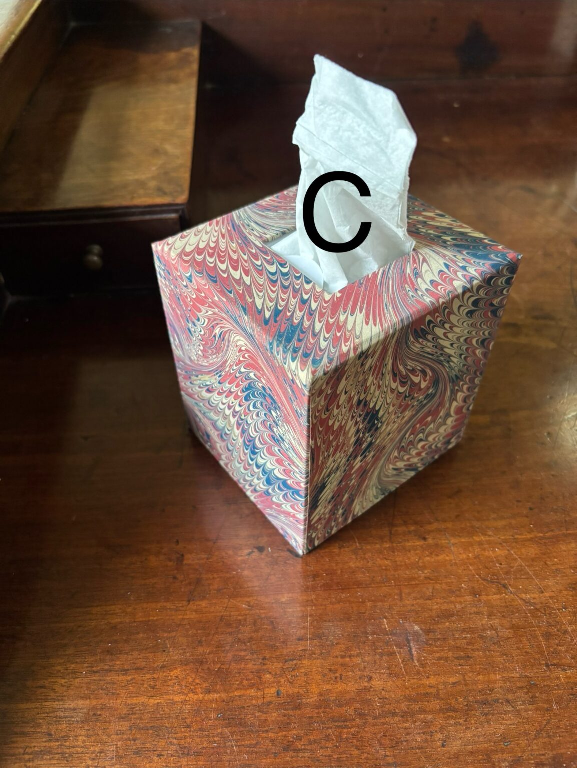 Tissue Box - Compton Marbling