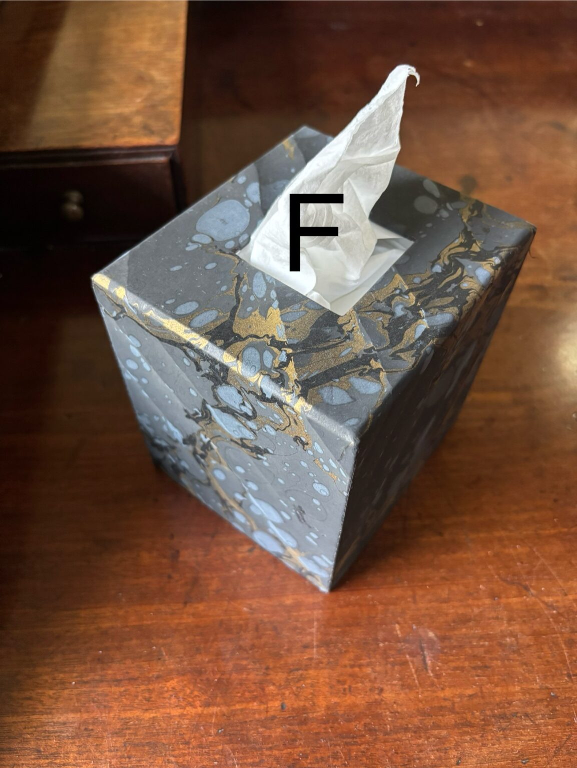 Tissue Box - Compton Marbling