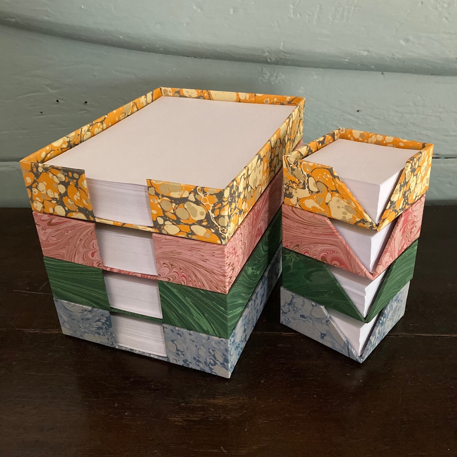A5 Memo Block - Compton Marbling